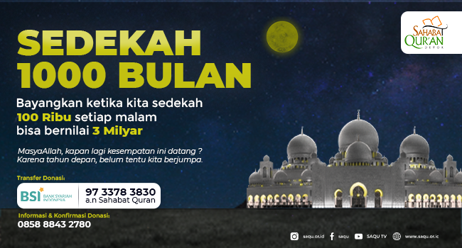Campaign - Sedekah 1.000 Bulan | KlikDonasi.com - Yayasan Sahabat Quran ...